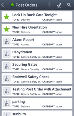 m-Post User Training - Post Orders (Android) – Guardtek & Smartforce