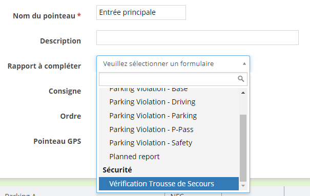 Assigner un Rapport à un Point de Contrôle d'une Ronde – Centre d'aide ...
