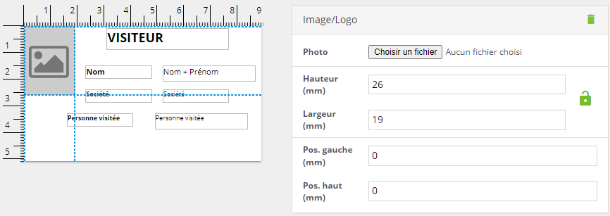 Configurer et mettre en page un badge Visiteur – Centre d'aide en Ligne ...