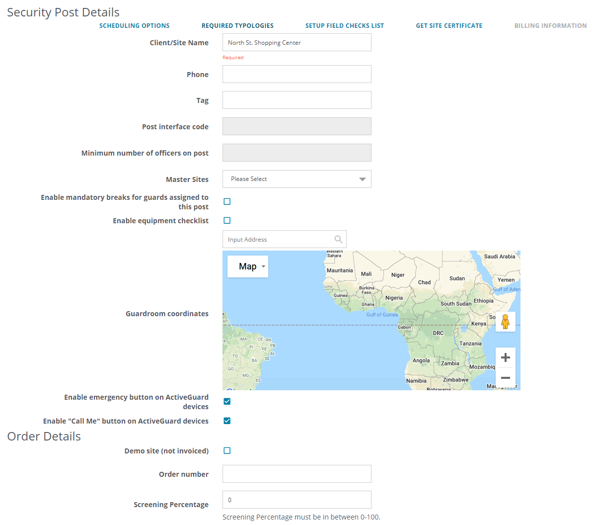 Managing a New Customer (Client Hierarchy Levels 1-4) – Guardtek & Smartforce