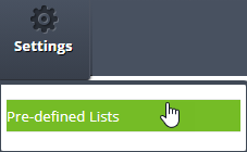 Using a Pre-defined List – Guardtek & Smartforce