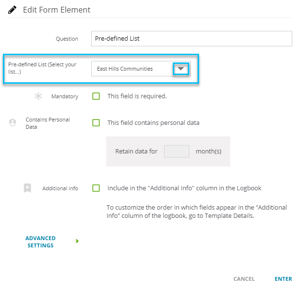 Using a Pre-defined List – Guardtek & Smartforce