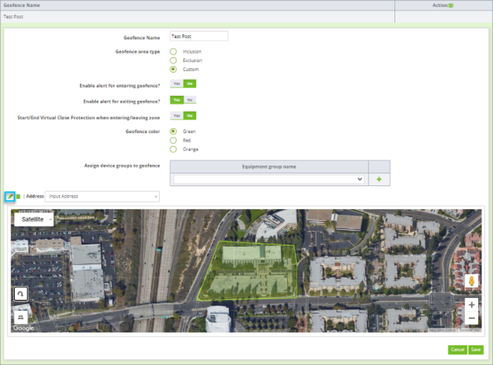 Creating and Editing a Geofence – Guardtek & Smartforce