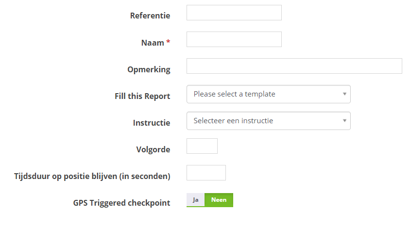 Stel een minimale duur in op een tagpunt – Guardtek Helpcentrum